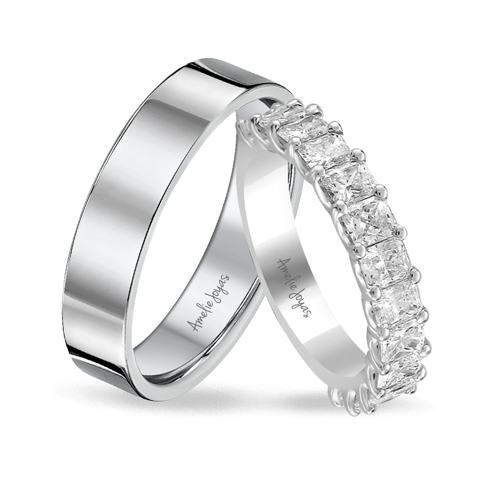 ARGOLLAS DE MATRIMONIO ORO BLANCO – Amelie Joyas